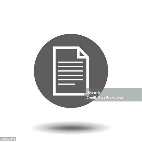 文檔圖示向量簡單的平面符號完美的黑色表意字元插圖白色背景向量圖形及更多一個物體圖片 一個物體 互聯網 合約 Istock