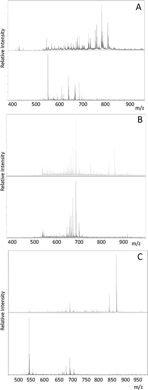 Lipid Mass Spectrometry Profiles Profile Obtained By Maldi Tof Mass Download Scientific Diagram