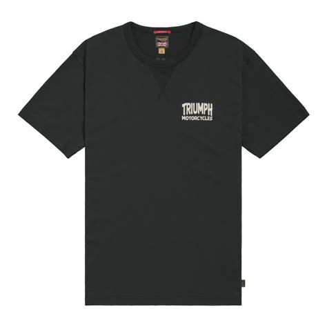 Lone Wolf Graphic Tee In Black Triumph Heritage