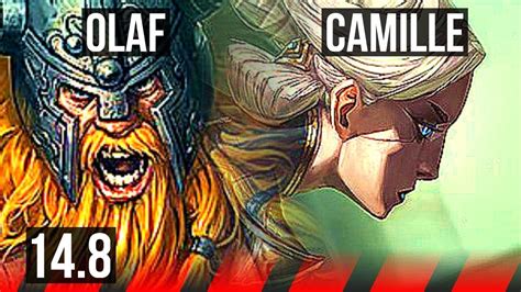 Olaf Vs Camille Top Quadra 2400 Games Dominating Euw Master