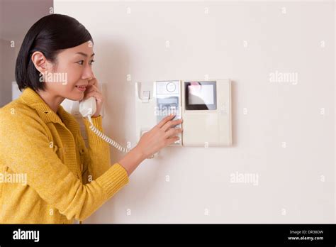 Answering Intercom Hi Res Stock Photography And Images Alamy