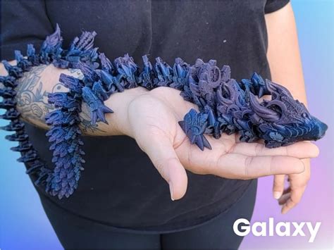 26 Inch Lunar Moon Egg Available Dragon Articulating Flexi By Cinderwing Fidget Toy Desk Toy