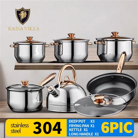 Kaisa Villa Non Stick Cookware Set Casserole Kitchenware Pan Cooking