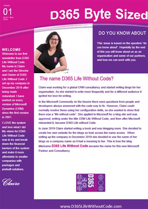 Introducing D365 Byte Sized D365 Life Without Code