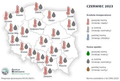 Mokry kwiecień i upalny czerwiec Długoterminowa prognoza pogody na