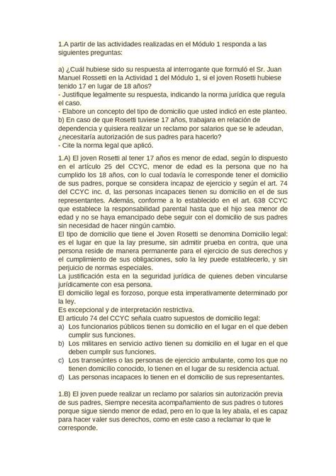 Parcial 1 Derecho Civil 1 Ubp Exámenes De Derecho Civil Docsity