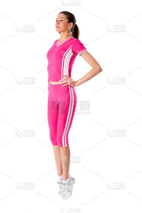 运动青年女人垂直画幅仅成年人现代青年人白色魅力腰部
