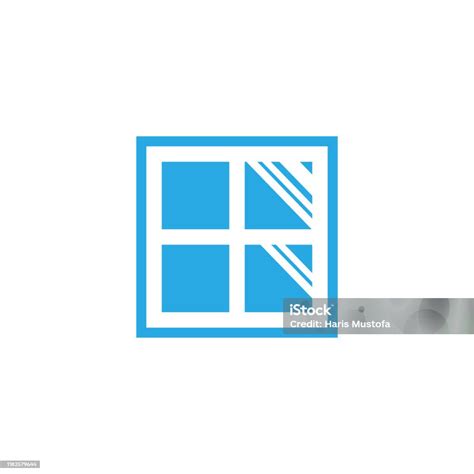 視窗圖示圖形設計範本向量隔離向量圖形及更多乾淨圖片 乾淨 企業 住宅建築 Istock