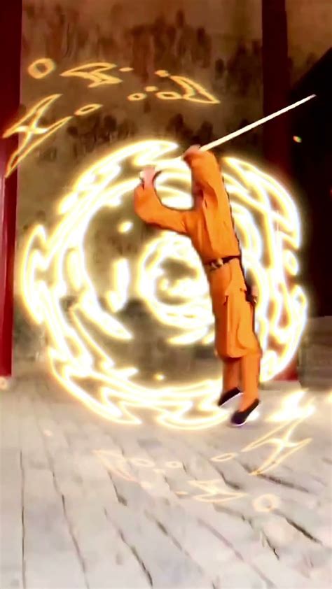 Kung Fu Stick Form Shaolin Kungfu Kungfumonk Kungfuboy