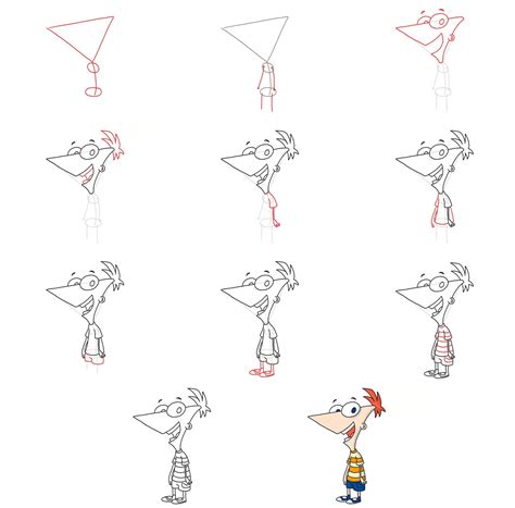 15 Easy And Cute Phineas And Ferb Drawing Ideas Drawing Photos