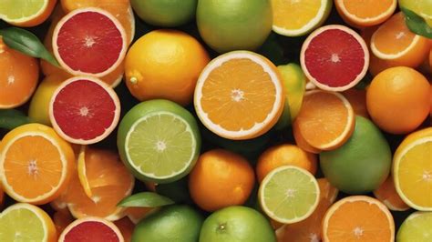 Citrus Seamless Backdrop Texture Premium Ai Generated Image