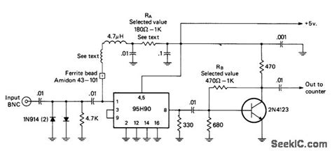 Mhz Prescaler Basic Circuit Circuit Diagram Seekic