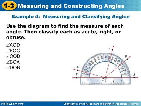 measuring and 1 3 constructing angles are you ready ppt download