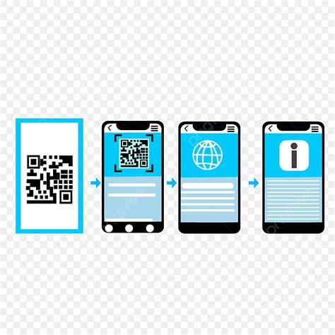 Qr Codes Clipart Vector Qr Code Payment Flow Chart Qr Code Pay Flow