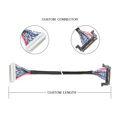 Customization Lcd 20 Pin 30 Pin Lcd Lvds Cable Buy Customization Lcd