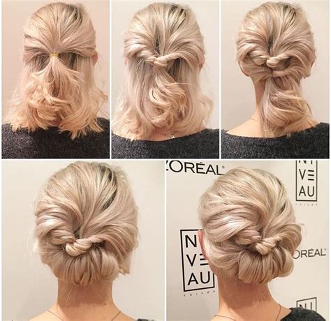 18 Awesome Simple Updos For Shoulder Length Hair