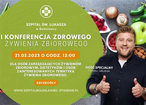 Tomasz Jakubiak gościem specjalnym Konferencji Zdrowego Żywienia w