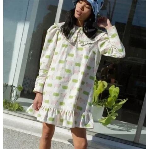Lisa Says Gah Dresses Lisa Says Gah Sz L Large Counting Sheep Lamb
