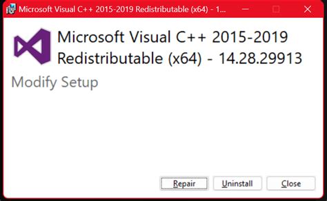 Solved Impossible To Installi Microsoft Visual C 2019 X64 Minimum