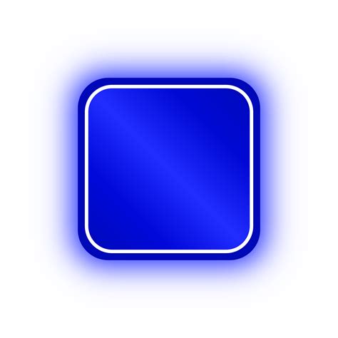 Banner Cuadrado Azul Neón Cuadrado Neón 10977242 Png