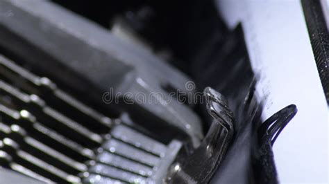 Typo Keys Of A Manual Qwerty Old Typewriter Writing Stock Video Video