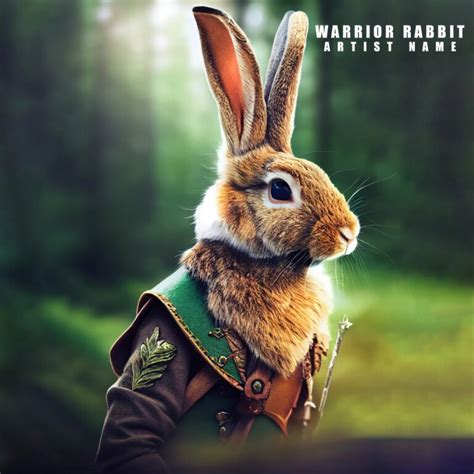 Warrior Rabbit Album Cover Art Design Coverartworks