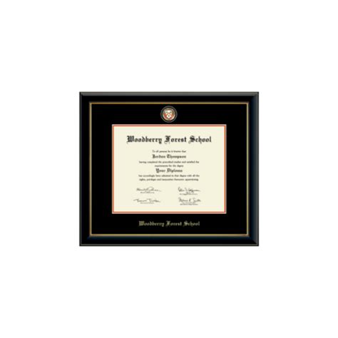 Woodberry Forest School Masterpiece Medallion Diploma Frame Woodberry