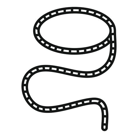 Lasso Rope Icon Outline Vector Western Circle 21412428 Vector Art At Vecteezy
