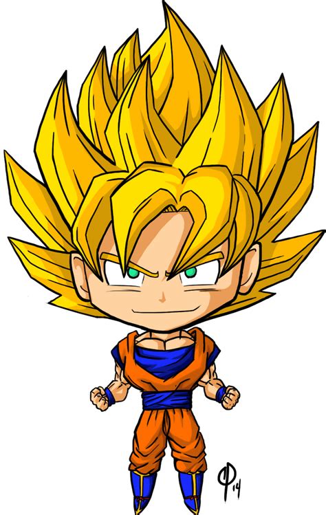 Chibi Ssj Goku By Errgnight On Deviantart