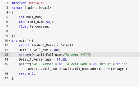 Structures In C Linux Consultant