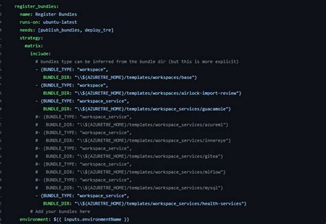 bug in register shared bundle deploy main github ci cd · issue 58