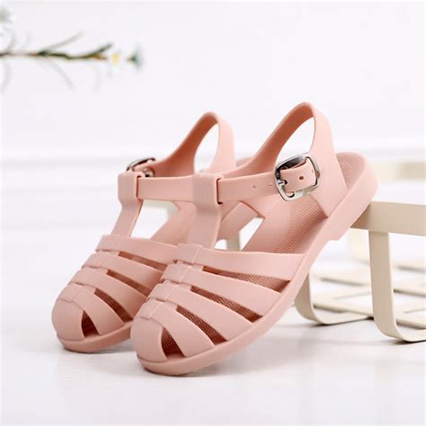 Pastel Jelly Sandals Pink Crafty Wholesale Limited