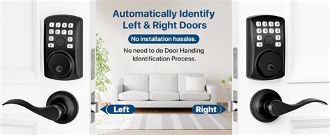 Hidalife Fingerprint Door Lock Keyless Entry Door Lock
