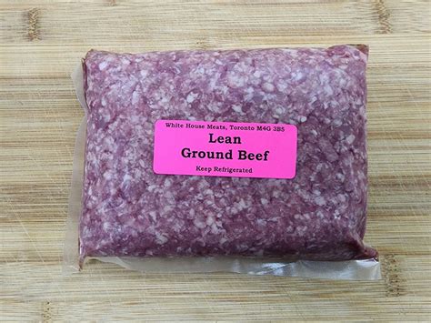 Lean Ground Beef White House Meats