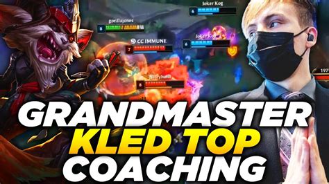 Ls Coaching A Grandmaster Kled Player Youtube