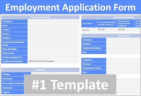 employment application form template human resources software online