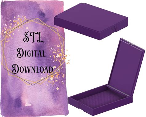 Diamond Art Storage Box Latching Stl Download Zip File Etsy