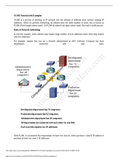 vlsm tutorial with examples pdf computer network osi protocols