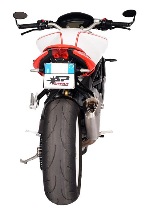 Spark Exhaust MV Agusta Brutale Slip On Konix Dark Style Racing GMV D