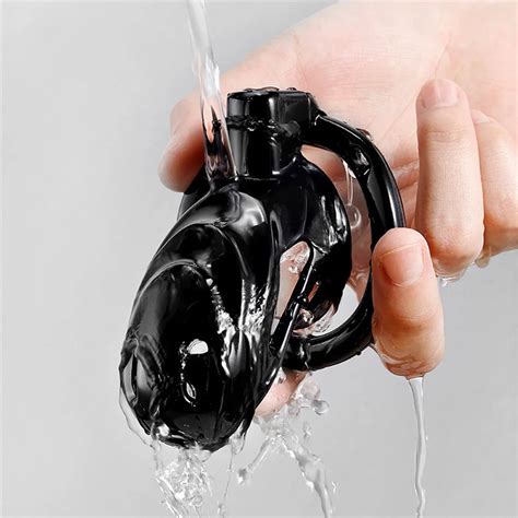 Black Metal Chastity Lock Chastitybelt