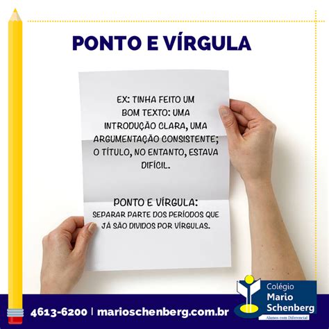 Ponto E Virgula Quando Usar E Exemplos Como Escreve Hot Sex Picture