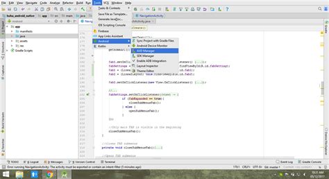Android Studio AVD Manager Is Not Visible Stack Overflow