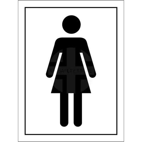 Womens Restroom Symbol Male And Female Toilet Sign 2