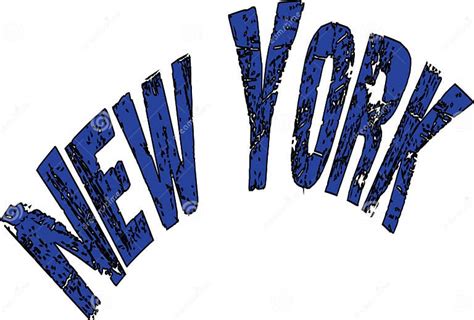 New York Text Sign Stock Illustration Illustration Of Indication