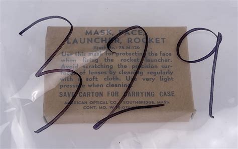 Vietnam Us Army Rocket Launcher Bazooka Face Mask