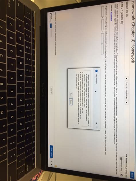 Solved Save Homework Chapter 10 Homework Score 0 Of 2 Pts