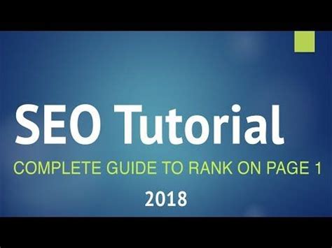 SEO Tutorial For Beginners Step By Step Guide 2018 YOAST SEO
