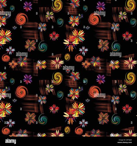 Seamless Contrasting Background Vector Illustration Stock Vector Image And Art Alamy