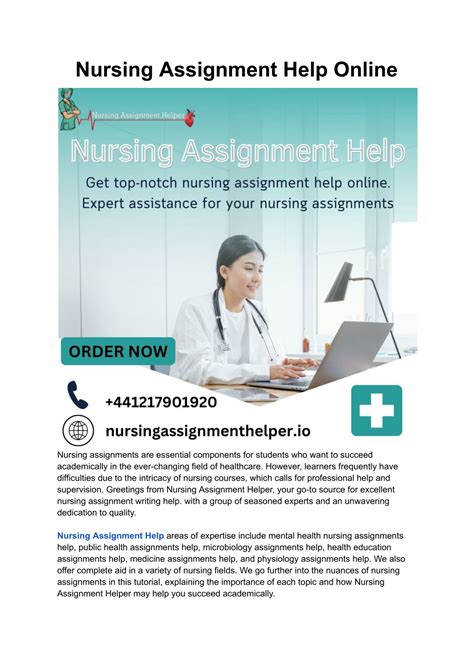 Ppt Nursing Assignment Help Online Powerpoint Presentation Free
