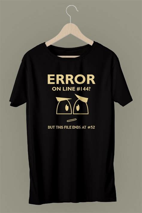 Error On Line Programmer Tshirt Merchshop